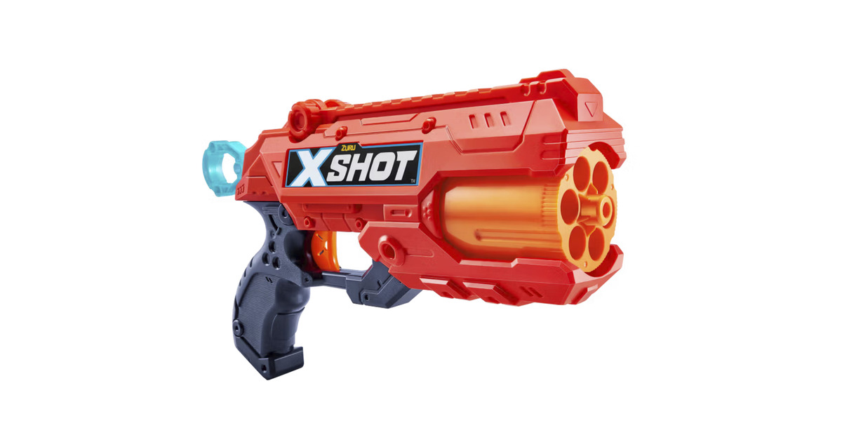 ZURU XSHOT Excel - Reflex 6 Blaster mit Darts, Dartblaster