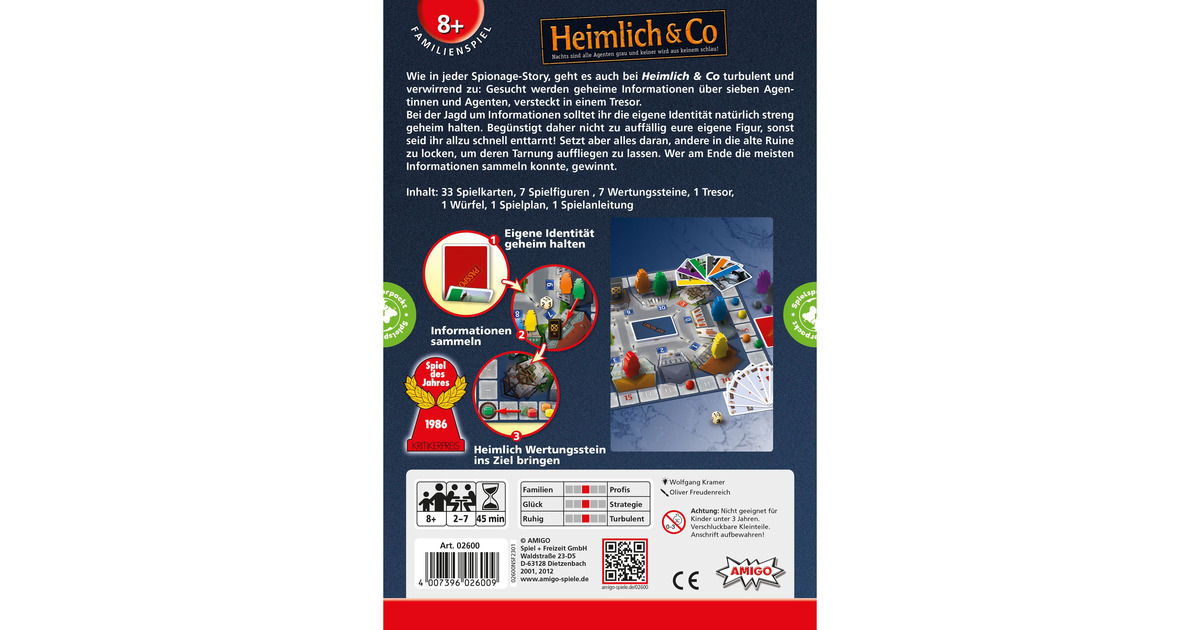 Amigo Heimlich & Co., Brettspiel