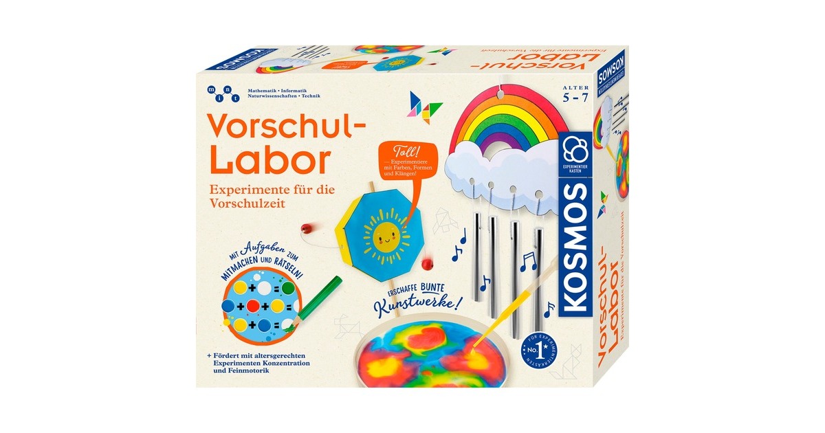 Kosmos Vorschullabor, Experimentierkasten