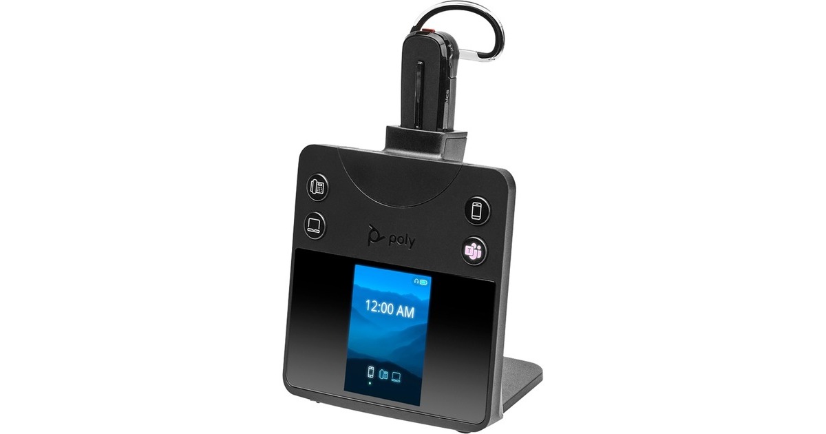 Poly Savi 8445 Office DECT, Headset schwarz, Mono, Bluetooth, USB-A ...