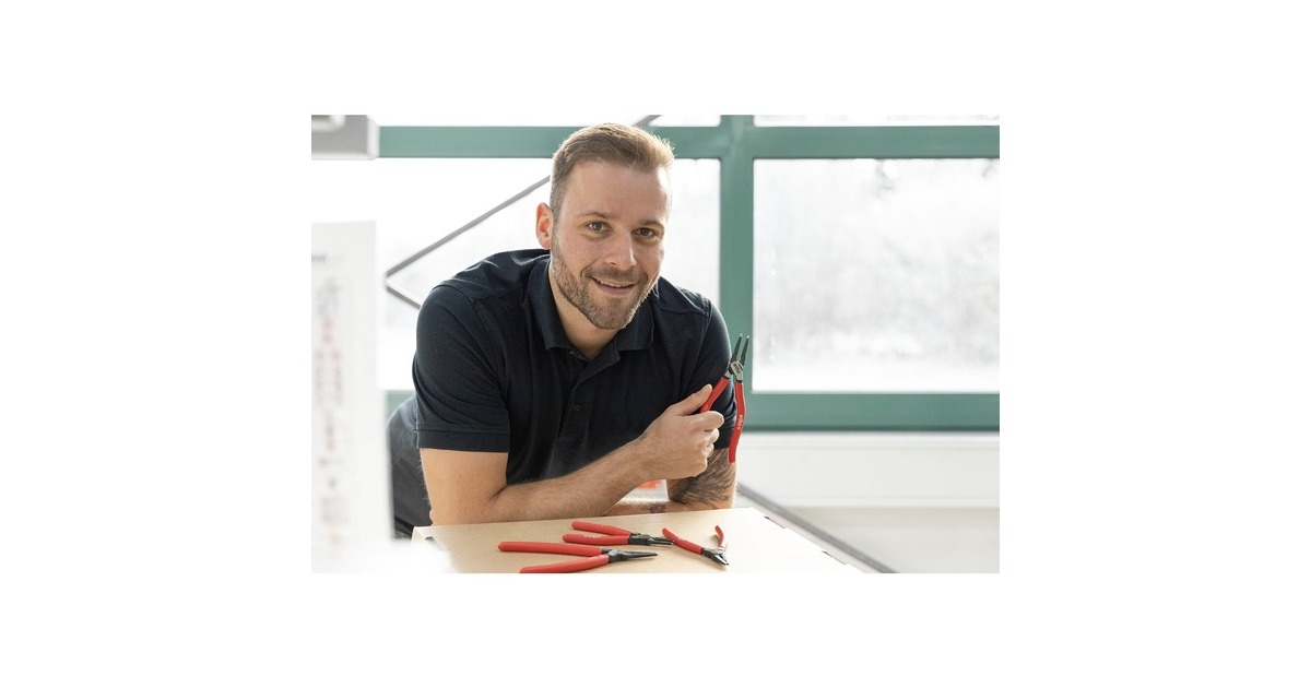 Wiha Sicherungsringzangen-Set Classic, mit MagicTips rot, 4-teilig