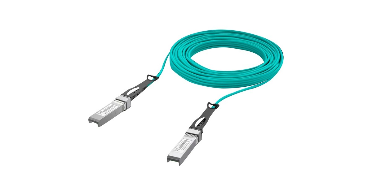 Ubiquiti UniFi Long-Range Direct Attach Kabel (AOC), 10Gbps blaugrün ...