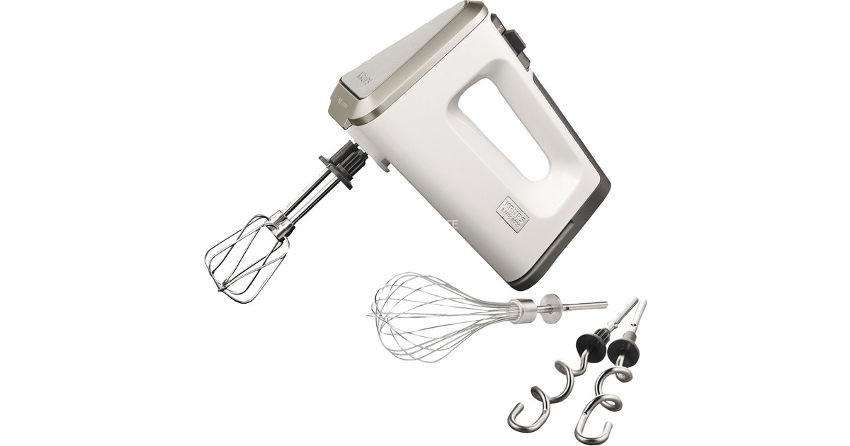 Krups Handmixer 3Mix 9000 GN9011 weiß/edelstahl, 500 Watt