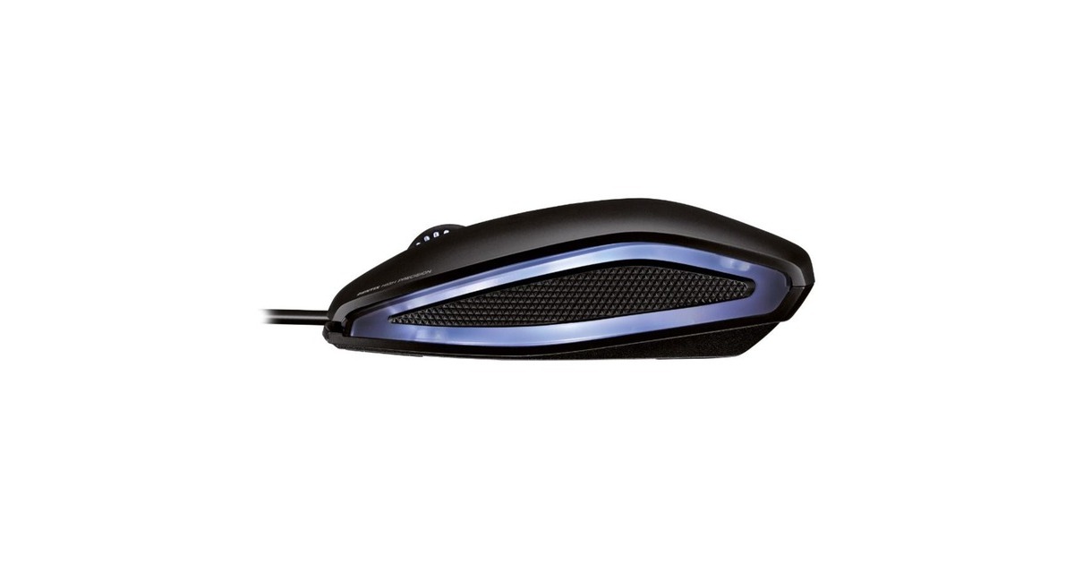 CHERRY GENTIX Corded Optical Illuminated Mouse, Maus schwarz, Retail